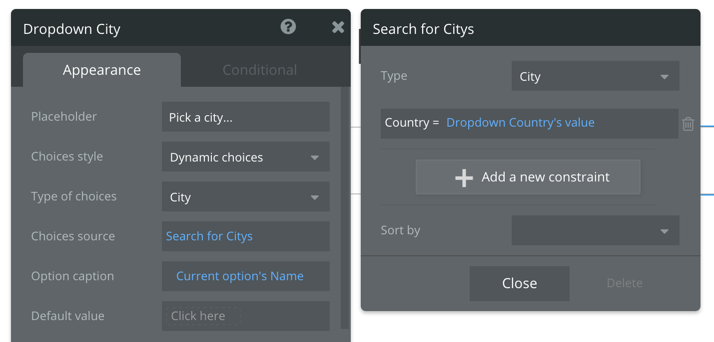 How To Build Dynamic Dropdown Elements | by Bubble | [OLD] Bubble Blog ...