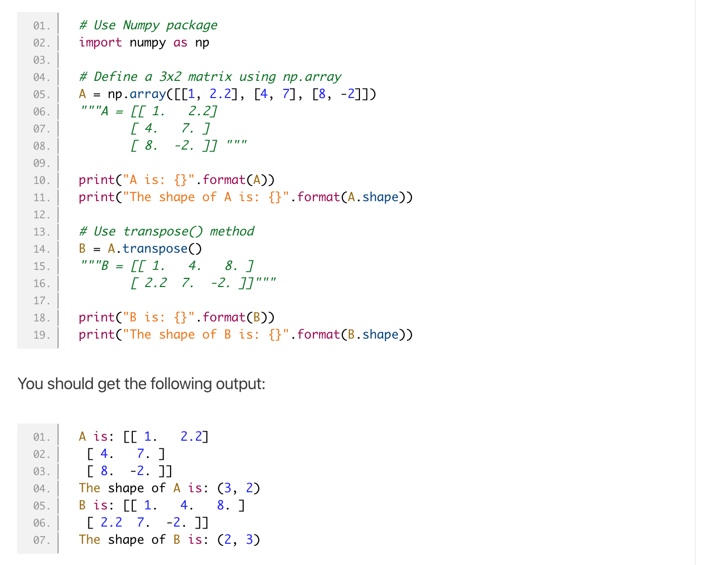 Matrix Operations In Practice Using Python By Amirsina Torfi Matrix Operations In Practice Using Python By Amirsina Torfi
