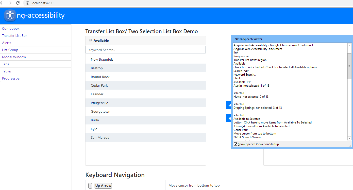 Web Accessibility: Angular Web Component to toggle options between two Listbox(s) | by Karthik ...