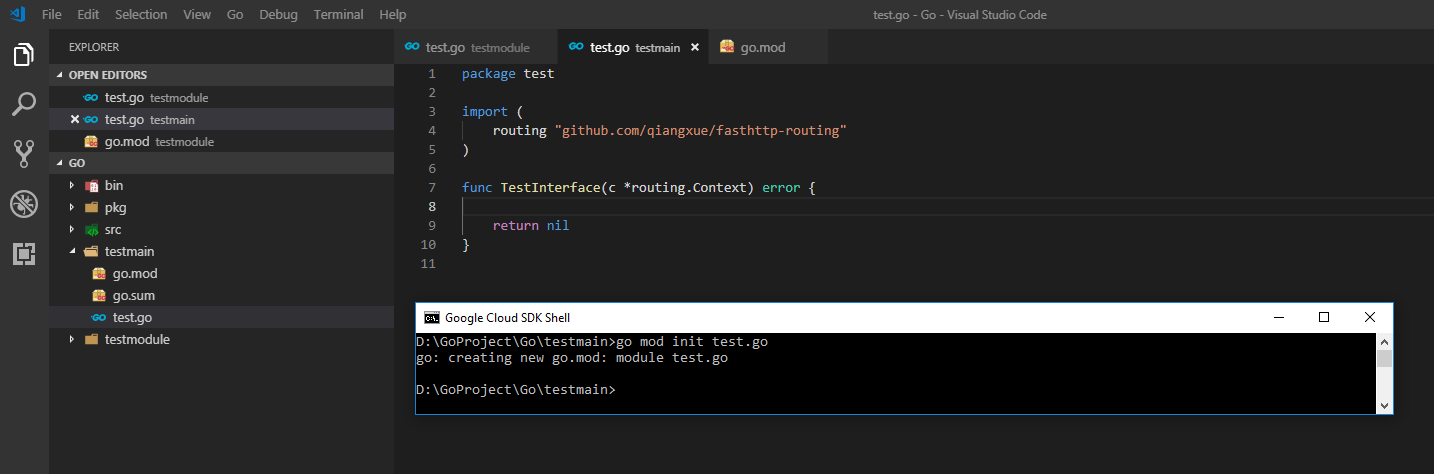 Golang Go Cloud Functions And Go Module By Visarut Junsone Lazy Dev Medium