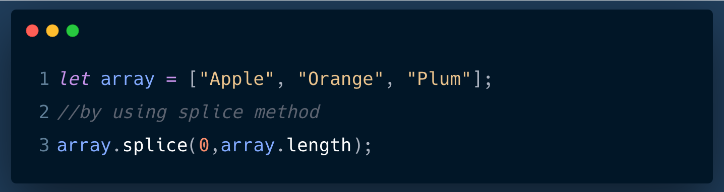 4 ways to empty an array in JavaScript | by Jayanth babu | Medium