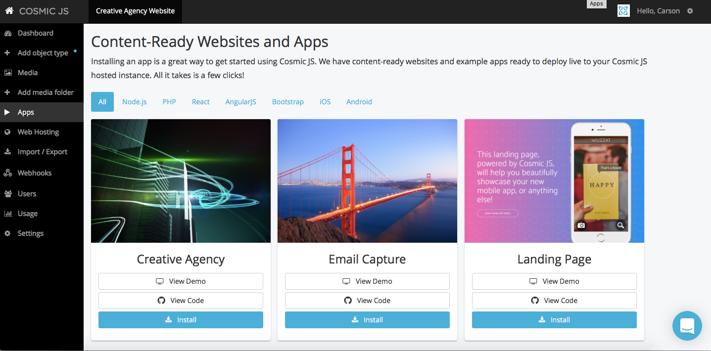 Build a Creative Agency Website in 4 Steps | by Carson Gibbons | HackerNoon.com | Medium