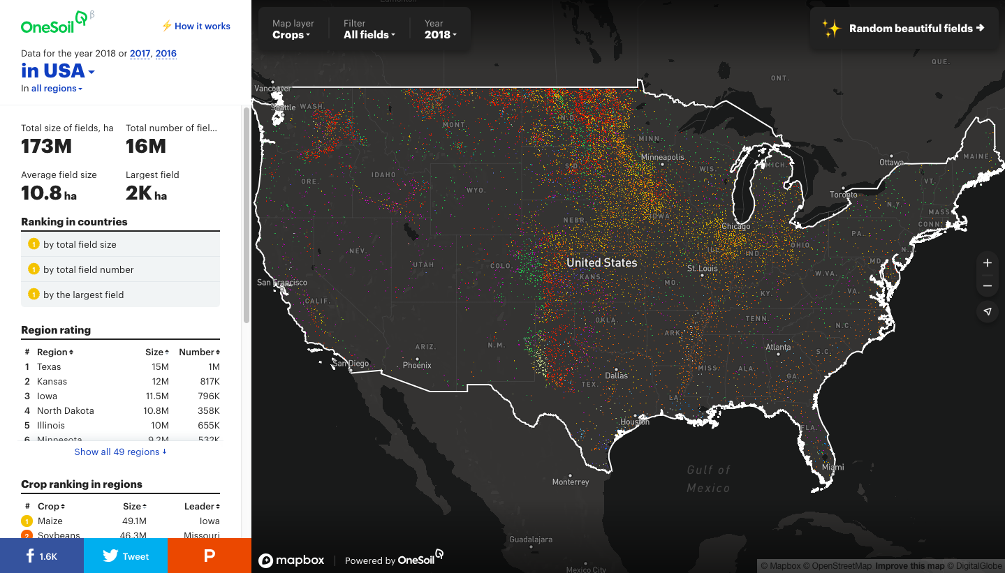 Mapping 60 million agricultural fields with AI | by Mapbox | maps for ...
