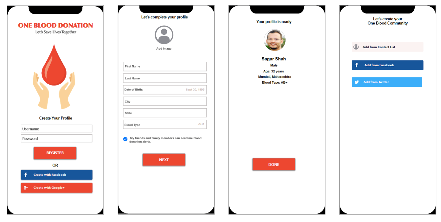 One Blood Community App — Let’s Save Lives, Together. | by Sagar Shah ...