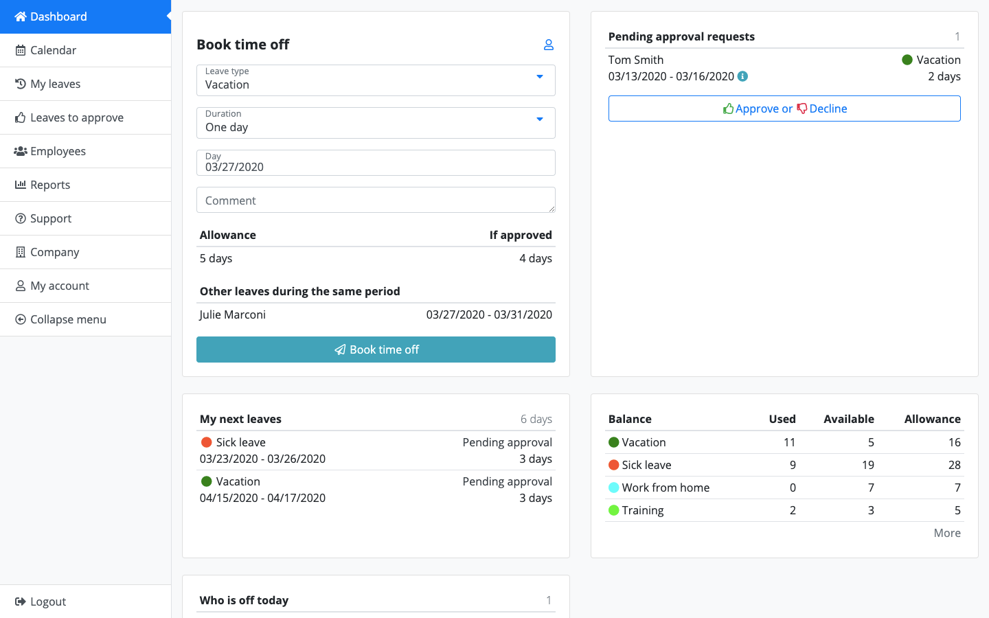 LeaveBoard, Among the Best Annual Leave Management Software ...