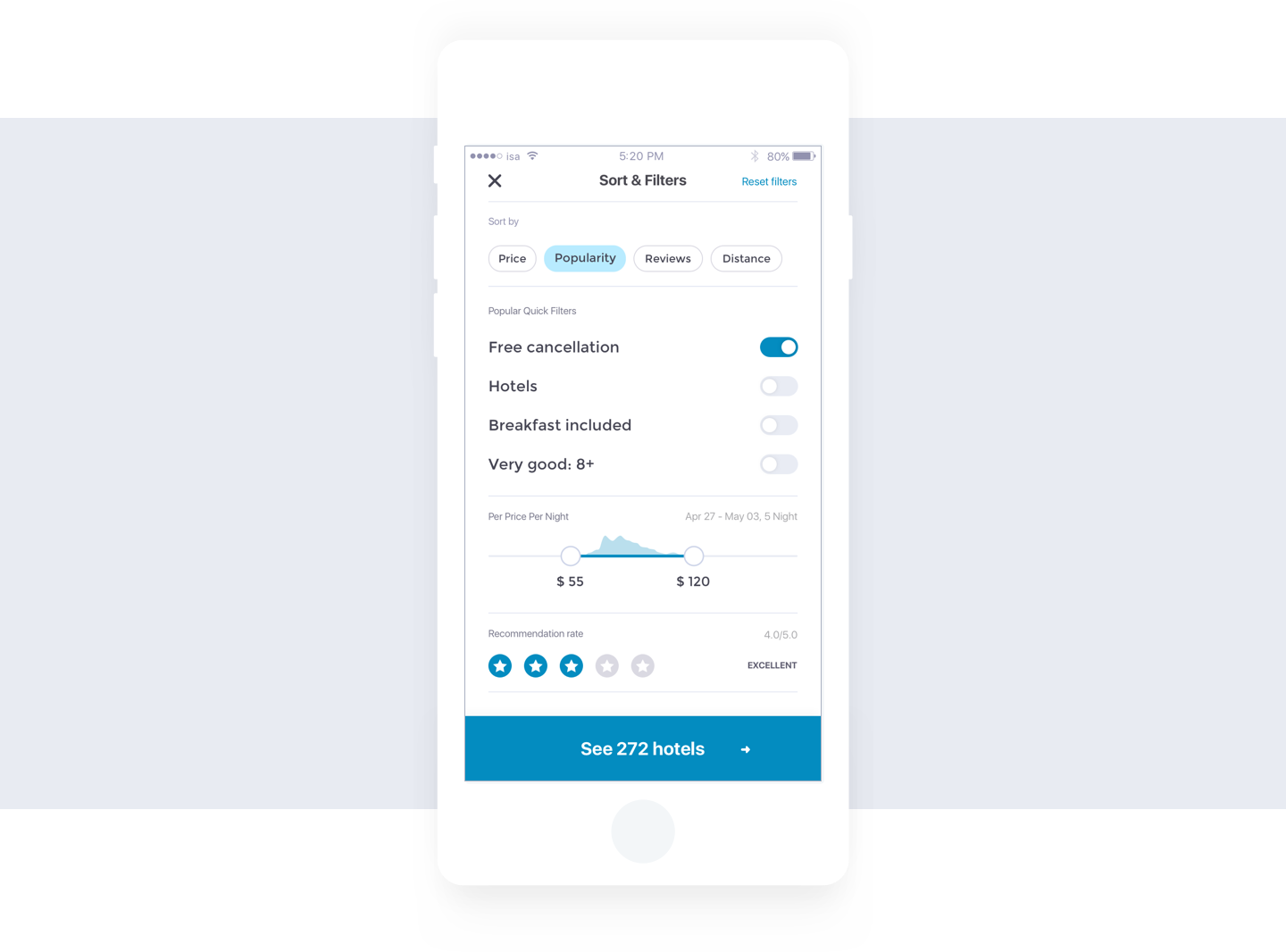 UI&UX Case Study: a better user experience for Trivago app