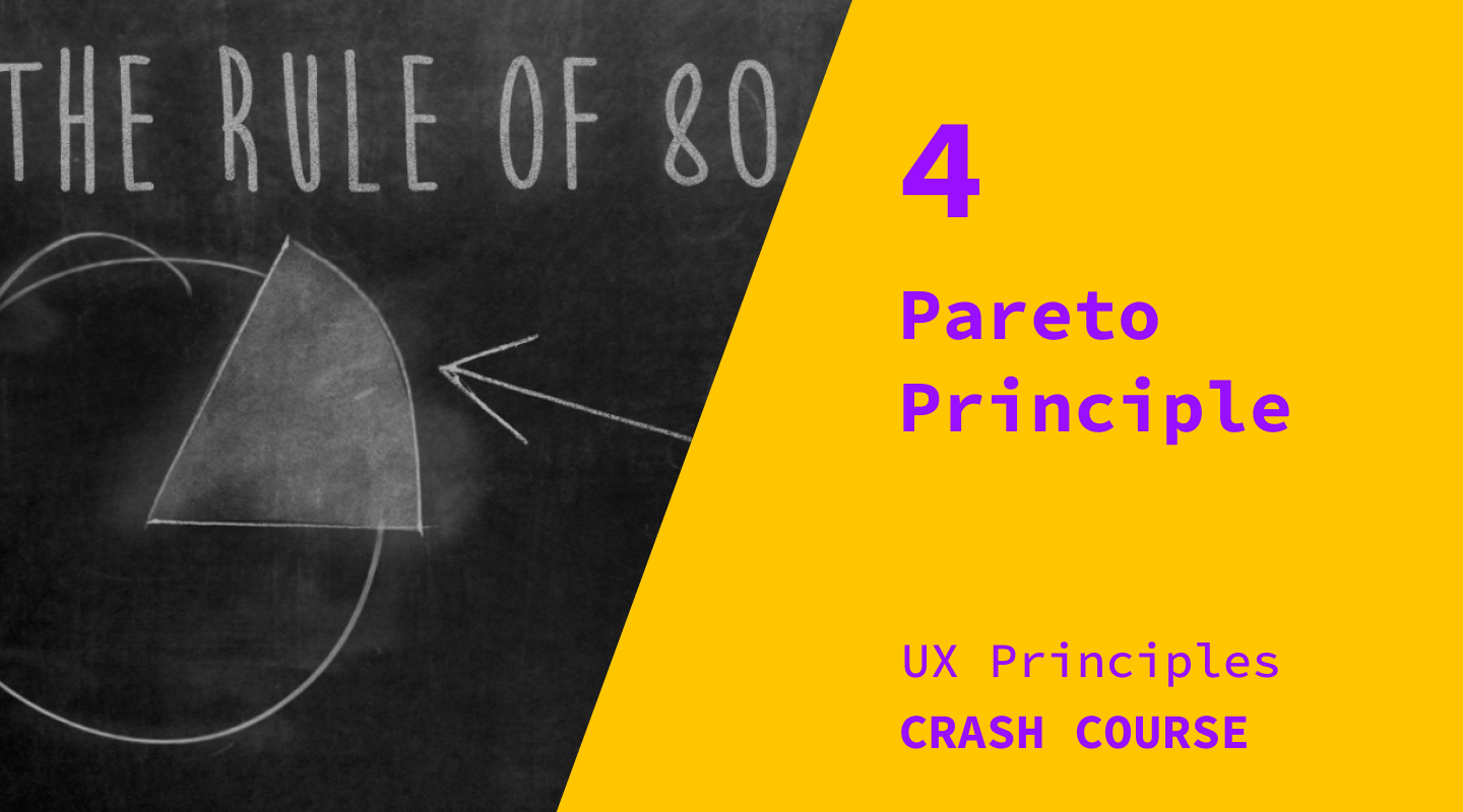 80/20 rule — how the Pareto Principle is helping designers in 2020?