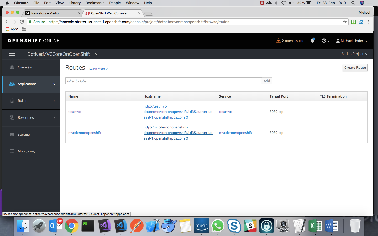 Net Core Mvc Webapp On Openshift Online In Less Than 5 Minutes