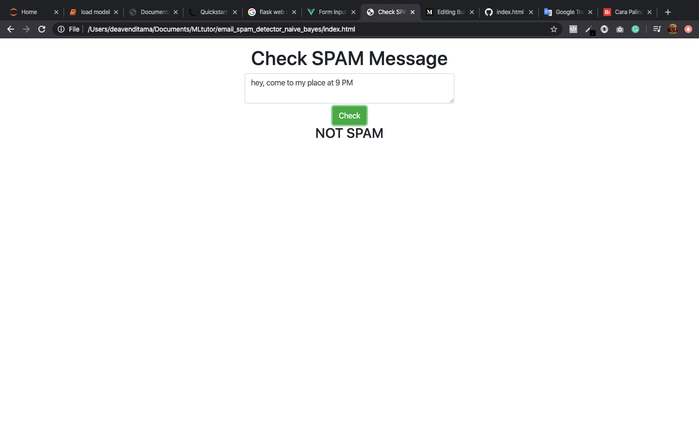 Building Spam Message Detector Using Python and Vue JS | by Dea ...