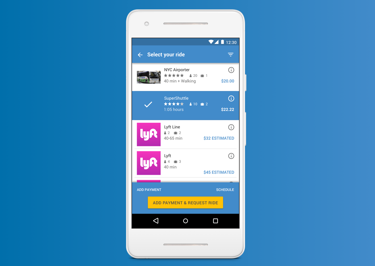 How Mozio can double down on material design | by Julian Jensen | UX ...