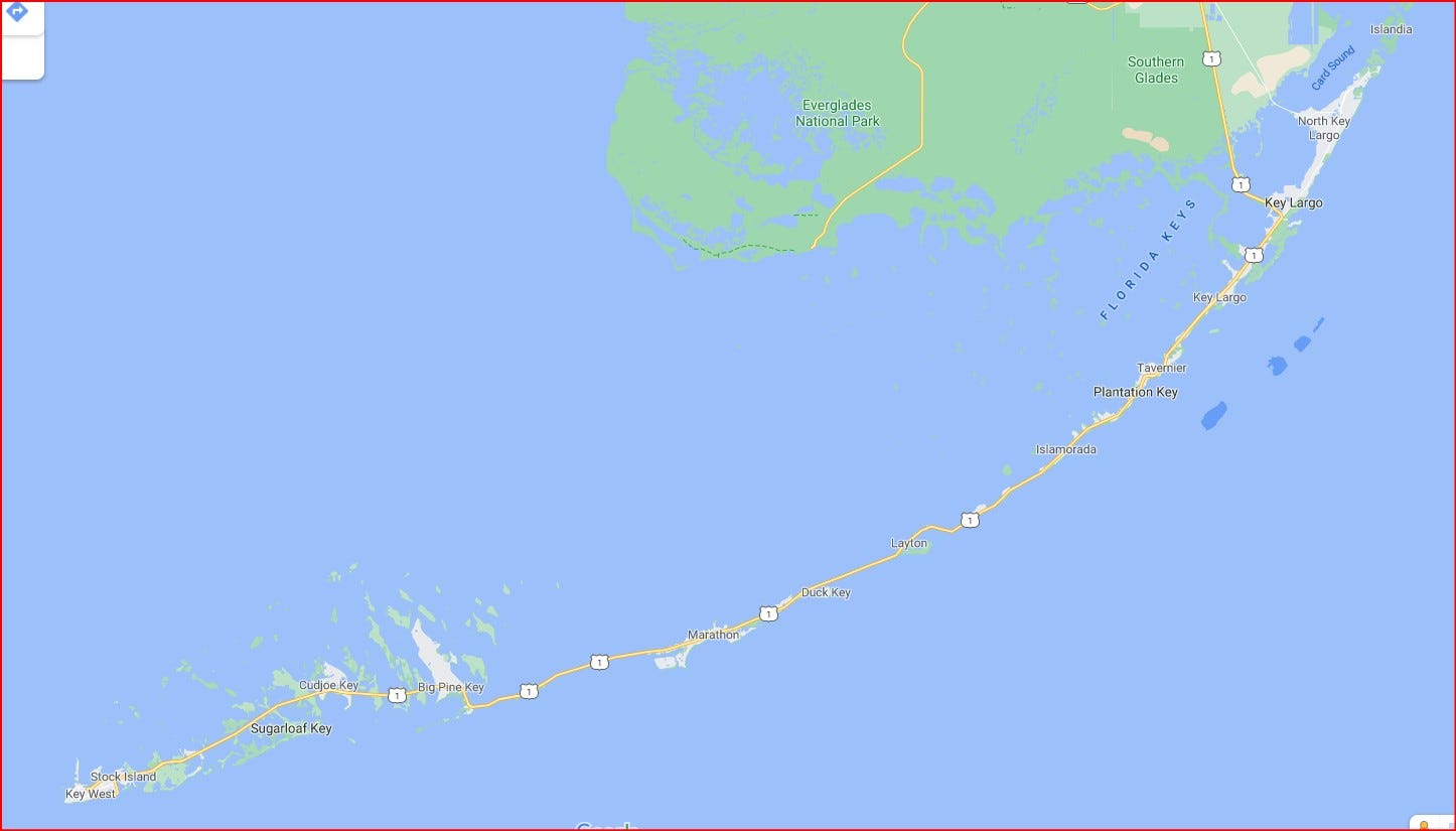 Driving south to Key West on US Route 1 is one of the most spectacular ...