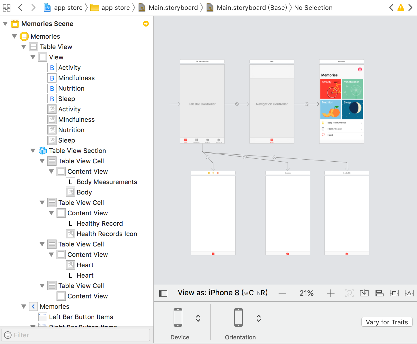 -4看圖說故事-IOS健康 App原來這樣做. 跟著彼德潘搭配 sketch & zeplin 製作 iOS 的健康 App… | by 工程師卡卡 | 彼得潘的 Swift iOS App ...