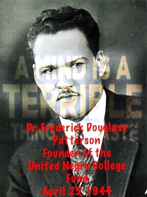 A Mind Is A Terrible Thing To Waste “ Dr Frederick Douglass Patterson ...