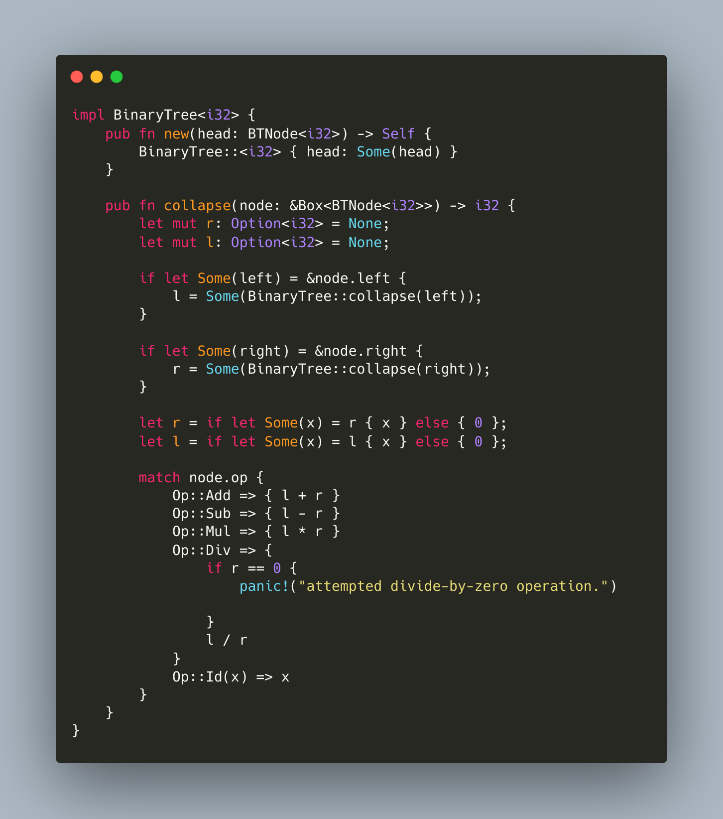 Rust: Binary Tree. Building and Collapsing Expression… | by Ross ...