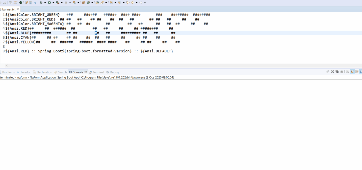 How to Customize Spring Boot Banner - echoHub - Medium