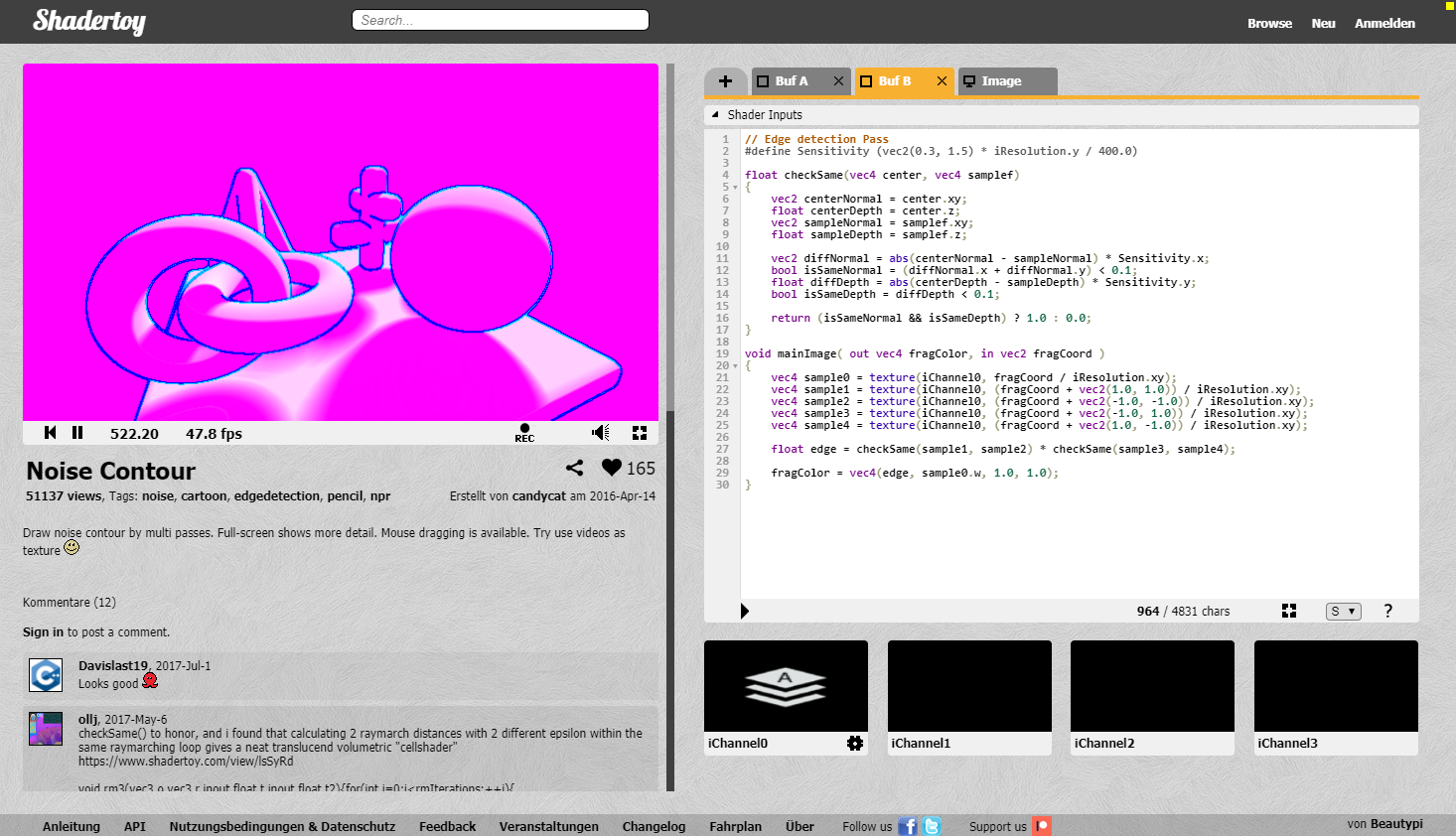 Converting Shaders from Shadertoy to ThreeJS | by Dirk Krause | HackerNoon.com | Medium