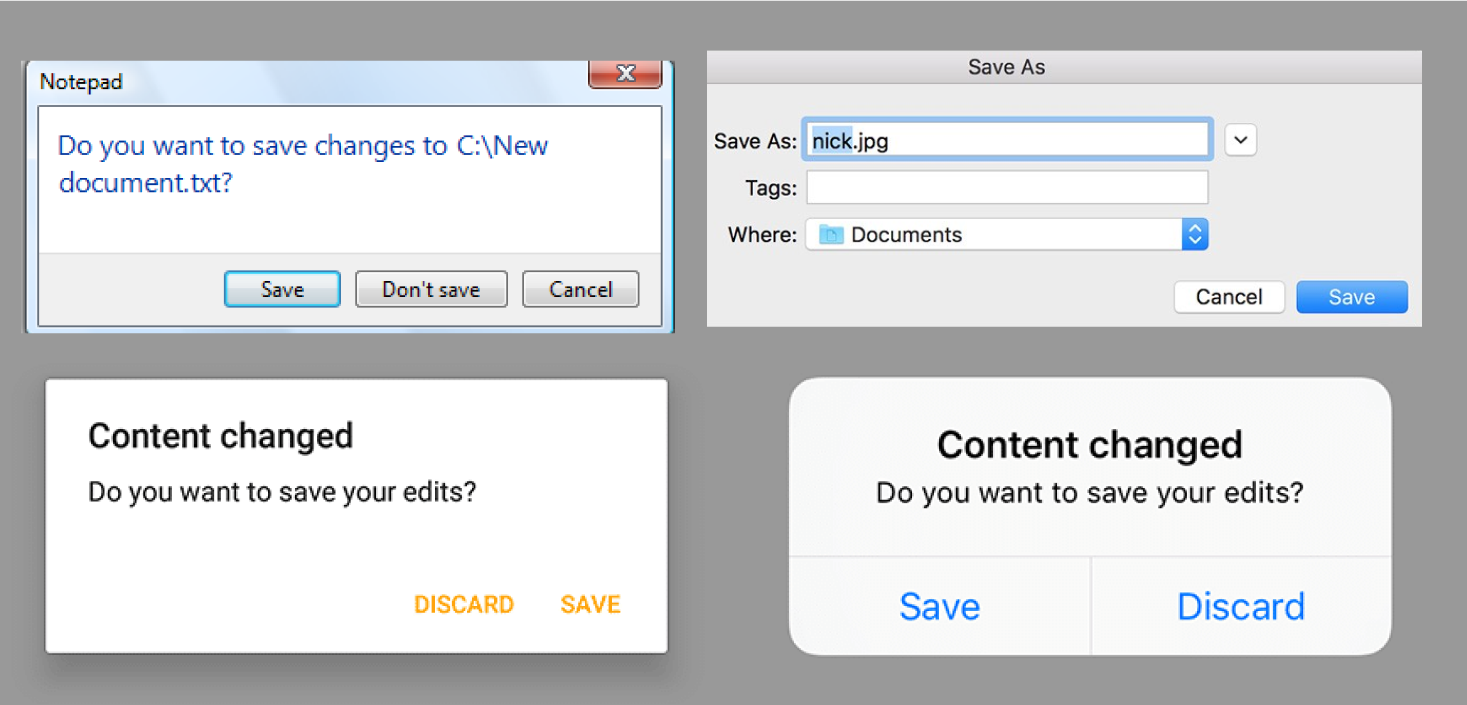 8 UX Design Tips for handling controversial positions of UI elements ...