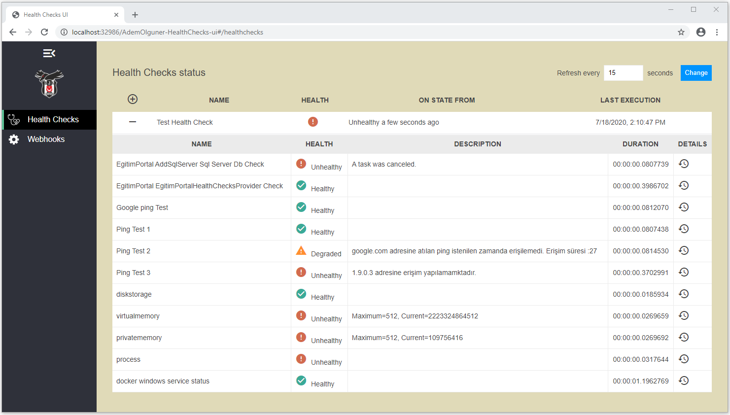 AspNetCore HealthChecks, Sesimi duyan var mı? Ölü ya da diri !!! | by Adem Olguner | Devops ...