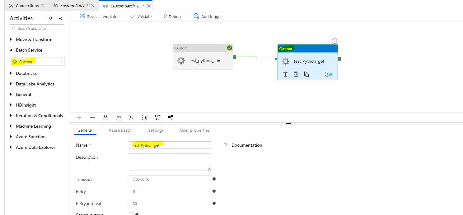 Custom Batch Activity in Azure Data Factory | by Kumar Ashish | Medium