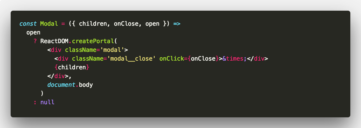 React’s Portals in 3 minutes. Grasp this awesome API for escaping DOM ...