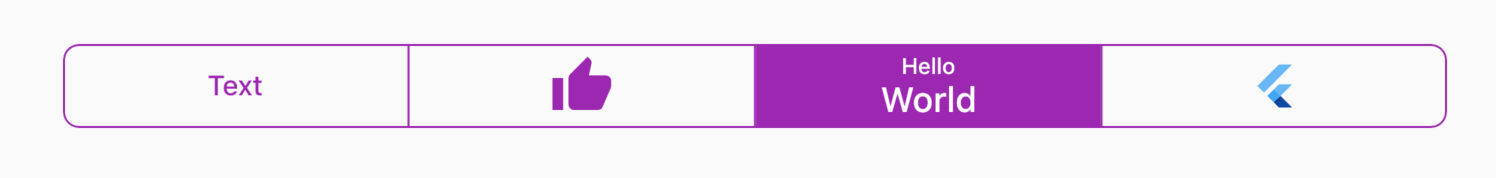 A SegmentedWidget for Flutter. A segmented control is an iOS specific ...