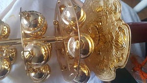 Sacred Items Series: Kagura suzu. In Japanese spiritual practices, such ...