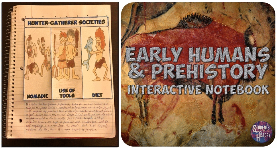 Prehistory and Early Humans Interactive Notebook | by Students of ...