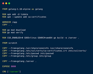 How to Build a Minimal Golang Docker Image | by Pavel Fokin | Aug, 2022 | Medium