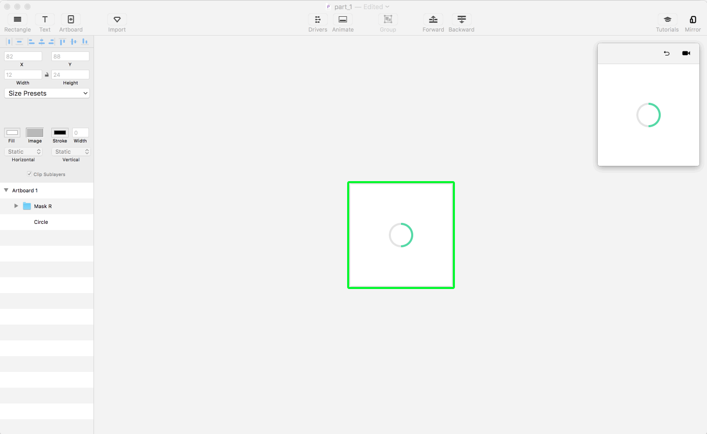 Prototyping a circular loading indicator using Principle for mac | by ...