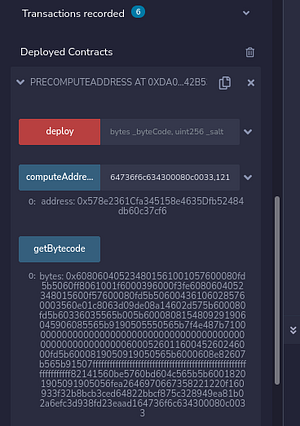 Pre-compute contract deployment address using CREATE2 | by Vijaya Bhaskar | Coinmonks | Medium