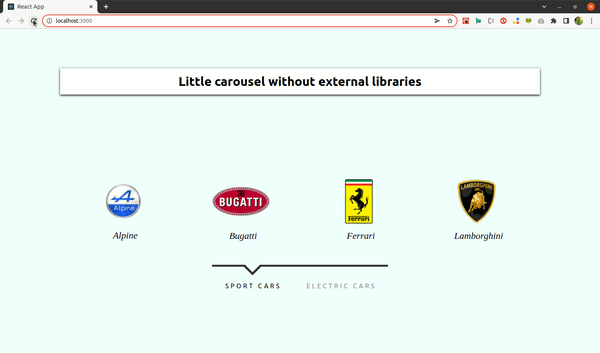 How to create a small automatic carousel with React without external libraries. | by Rodolphe A ...