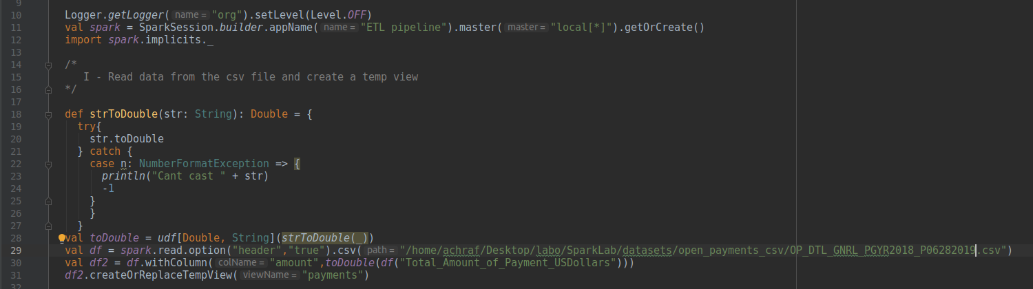 Etl Pipeline Using Spark Sql In This Tutorial We Will Create An Etl By Achraf El Gdaouni