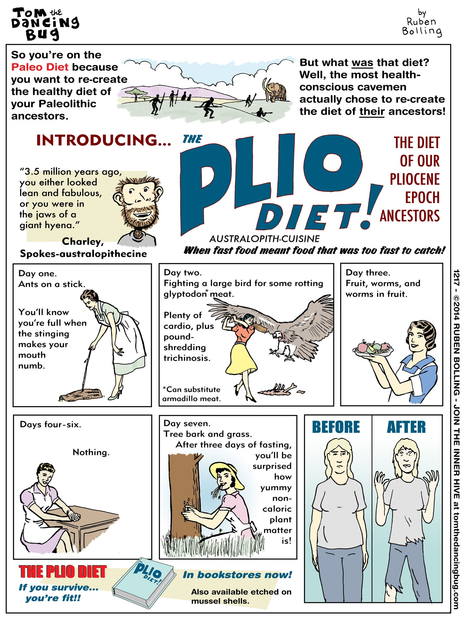 Introducing The Plio Diet. A Tom the Dancing Bug comic | by Ruben ...