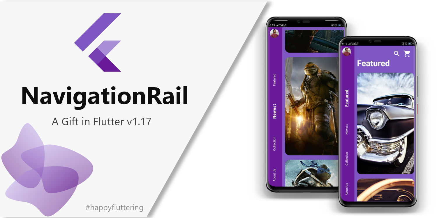 Navigation Rail Widget — Flutter 1.17 Gift | by Muhammad Hamza | ITNEXT