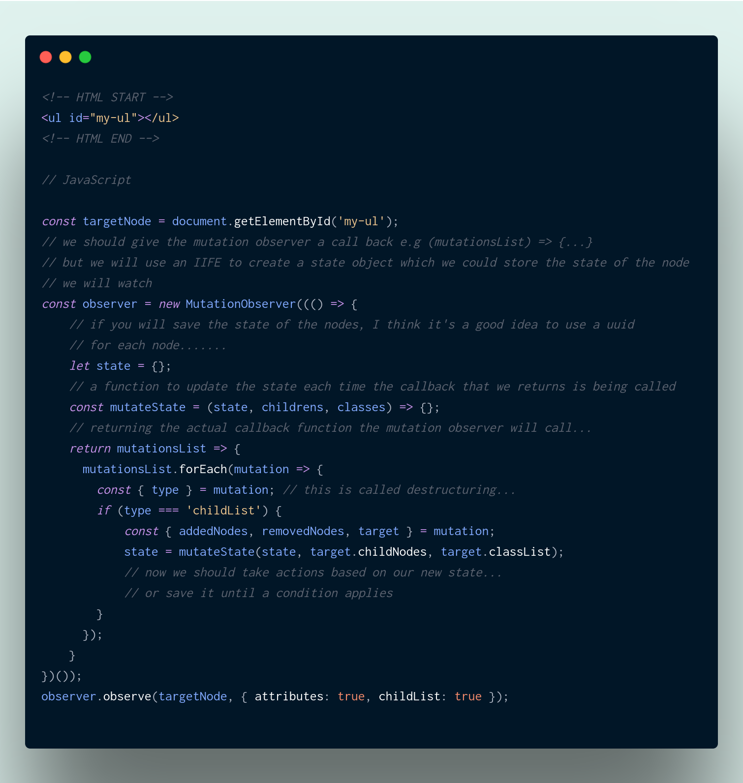 Observing DOM changes via the Mutation Observer API. | by Rowadz | Medium