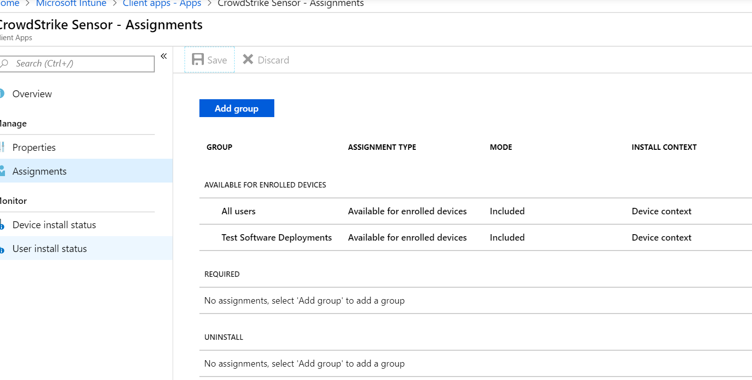 Deploy Crowdstrike Agent To Windows 10 Via Intune As Line Of Business Lob Application By