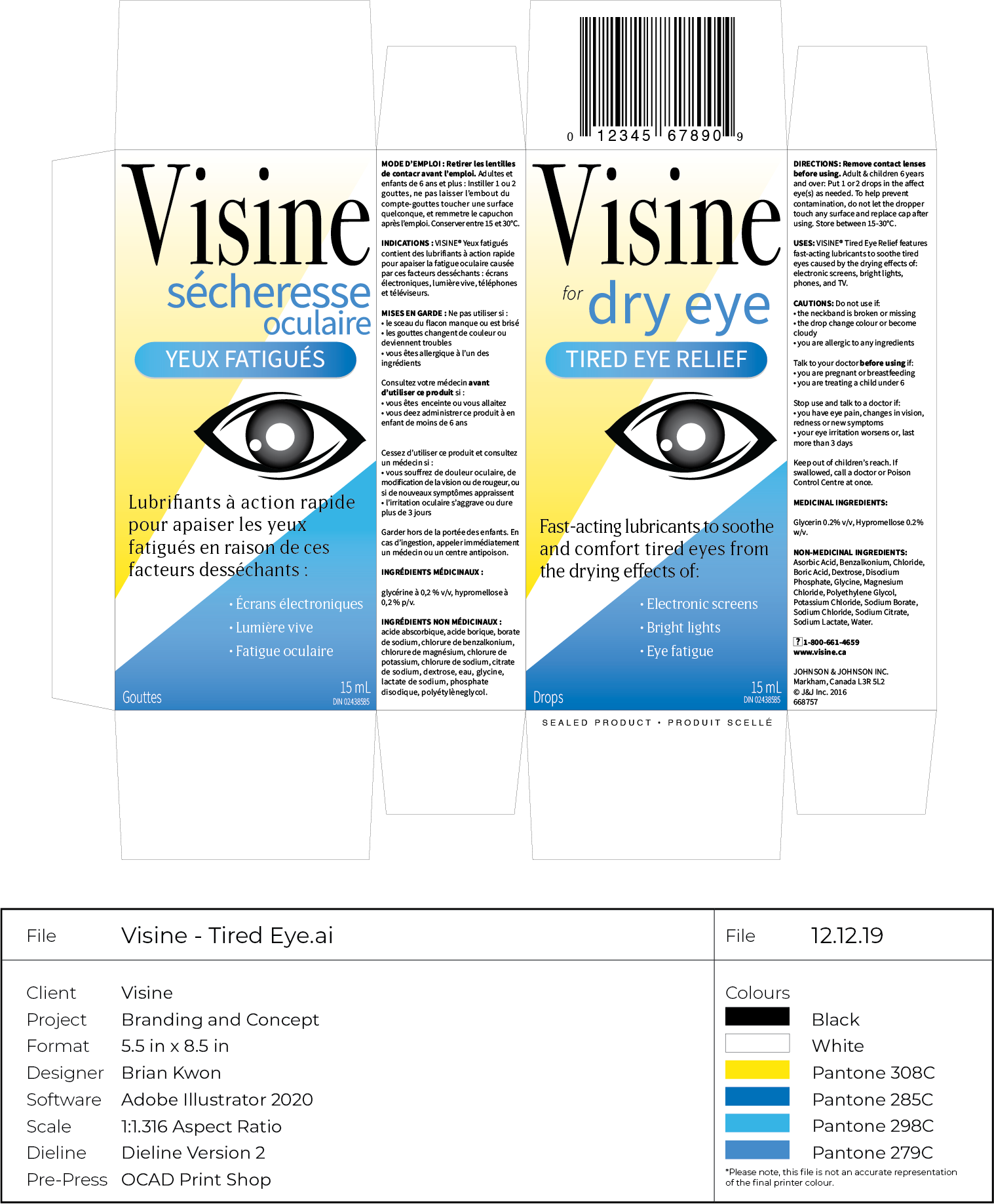 Visine® Redesign. Background | by Brian Kwon | Medium