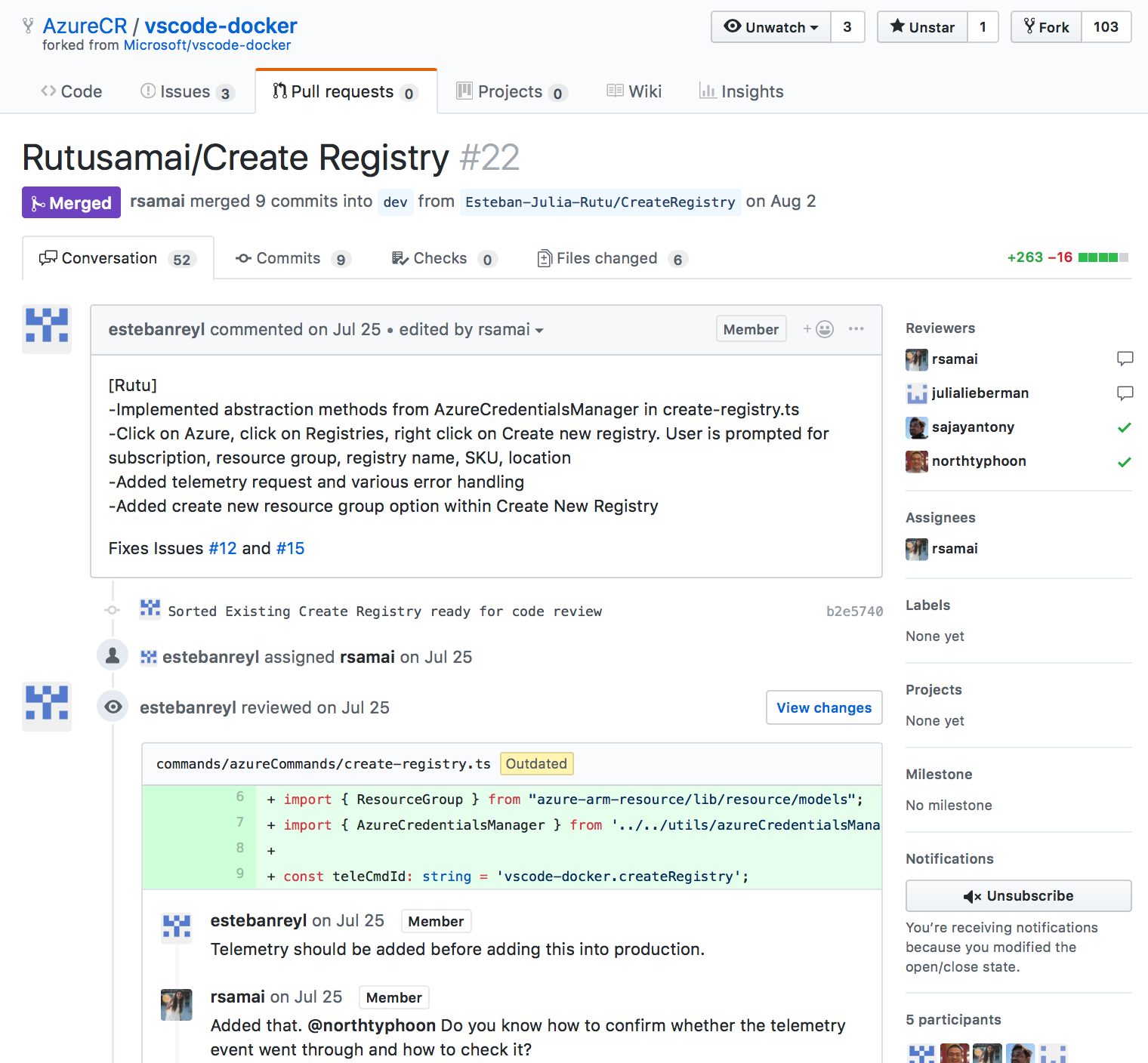 Azure Container Registries/Docker Extension Project | by Rutu Samai | Medium