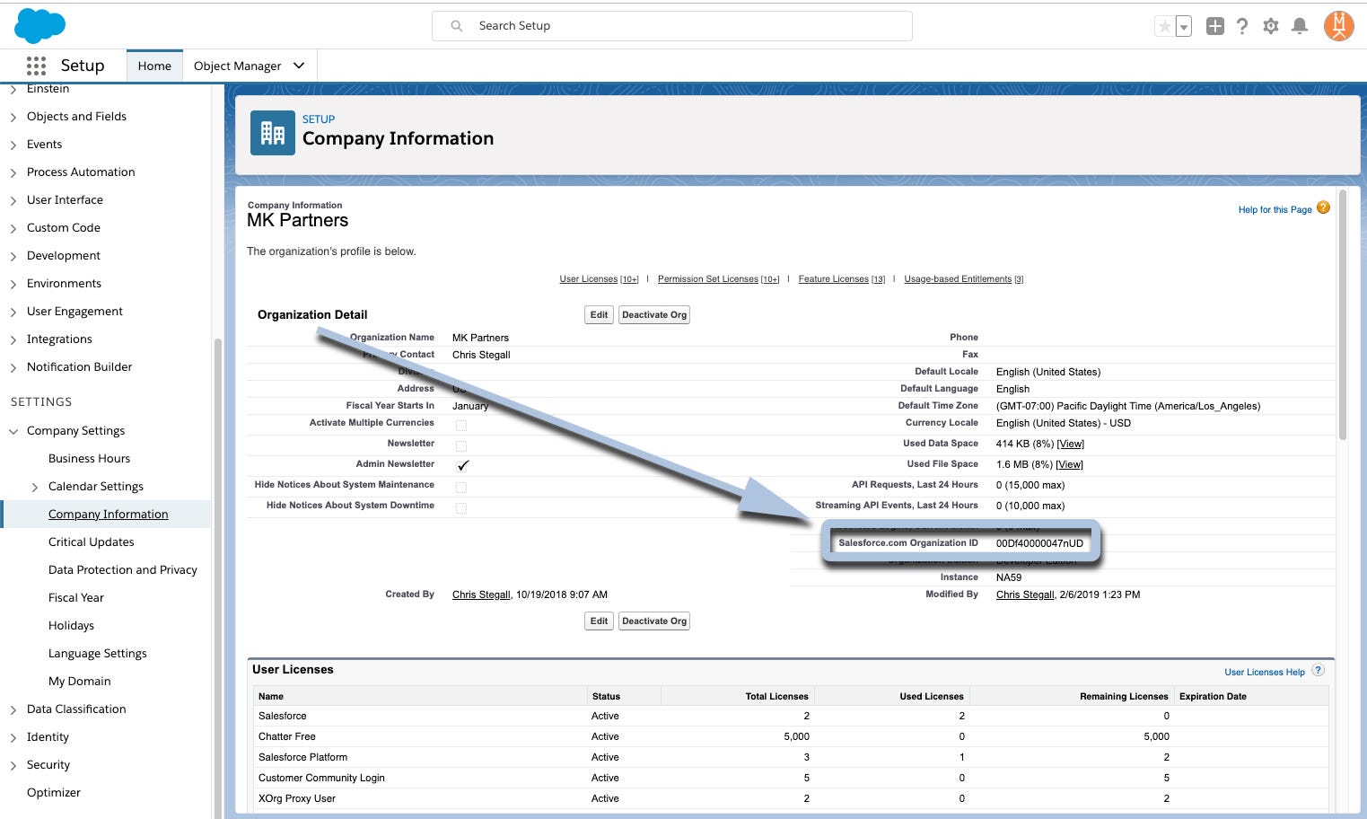 Salesforce “how To” Abcs F How To Find Org Id By Chris Stegall