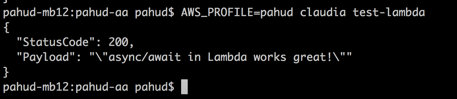 Using Es7 Async And Await In Aws Lambda By Pahud Medium
