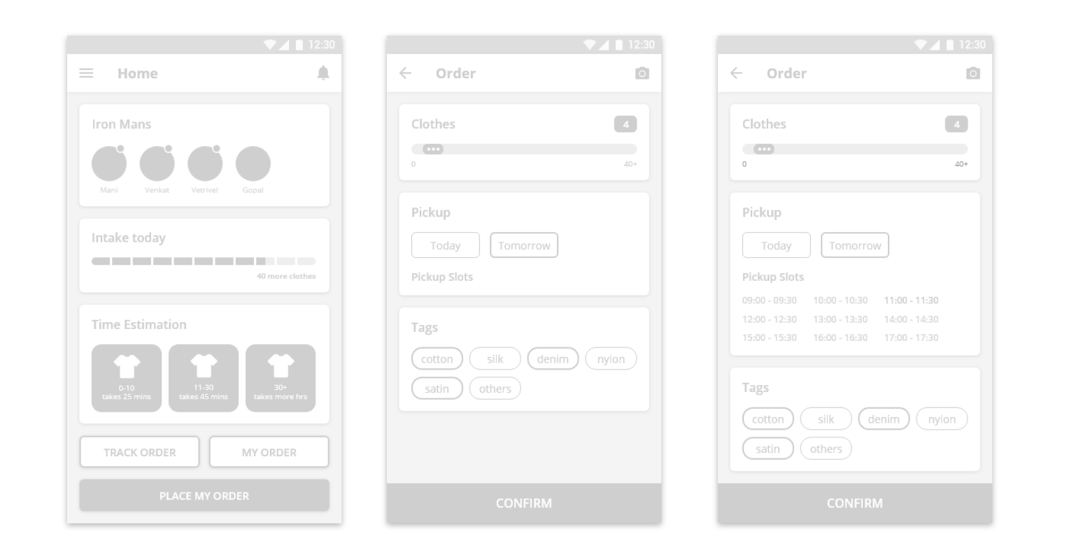 Reimagining an ironing service app — a UX case study | by Arivoli D ...