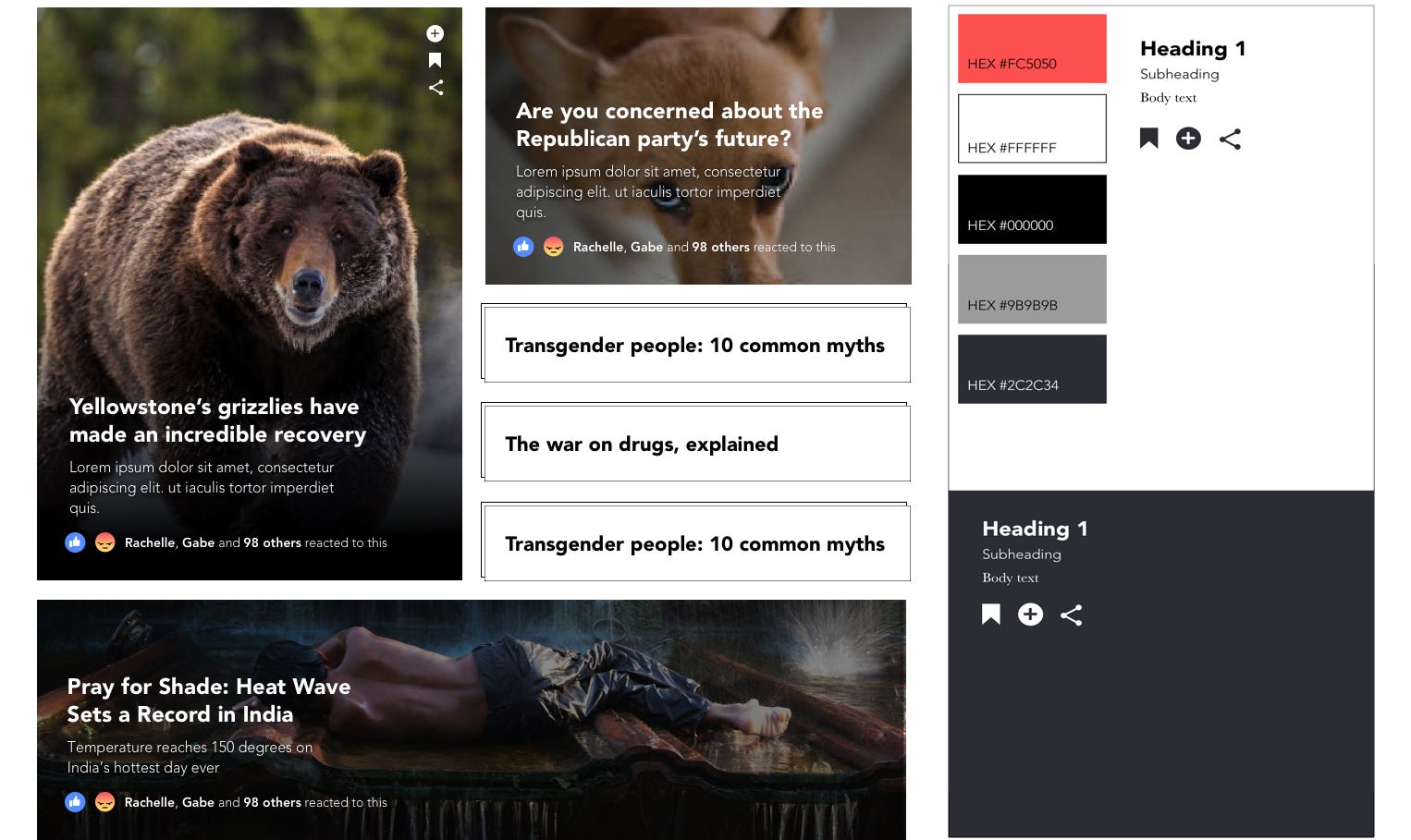 Project: Redesigning the Digital Newspaper | by Rishabh Aggarwal ...