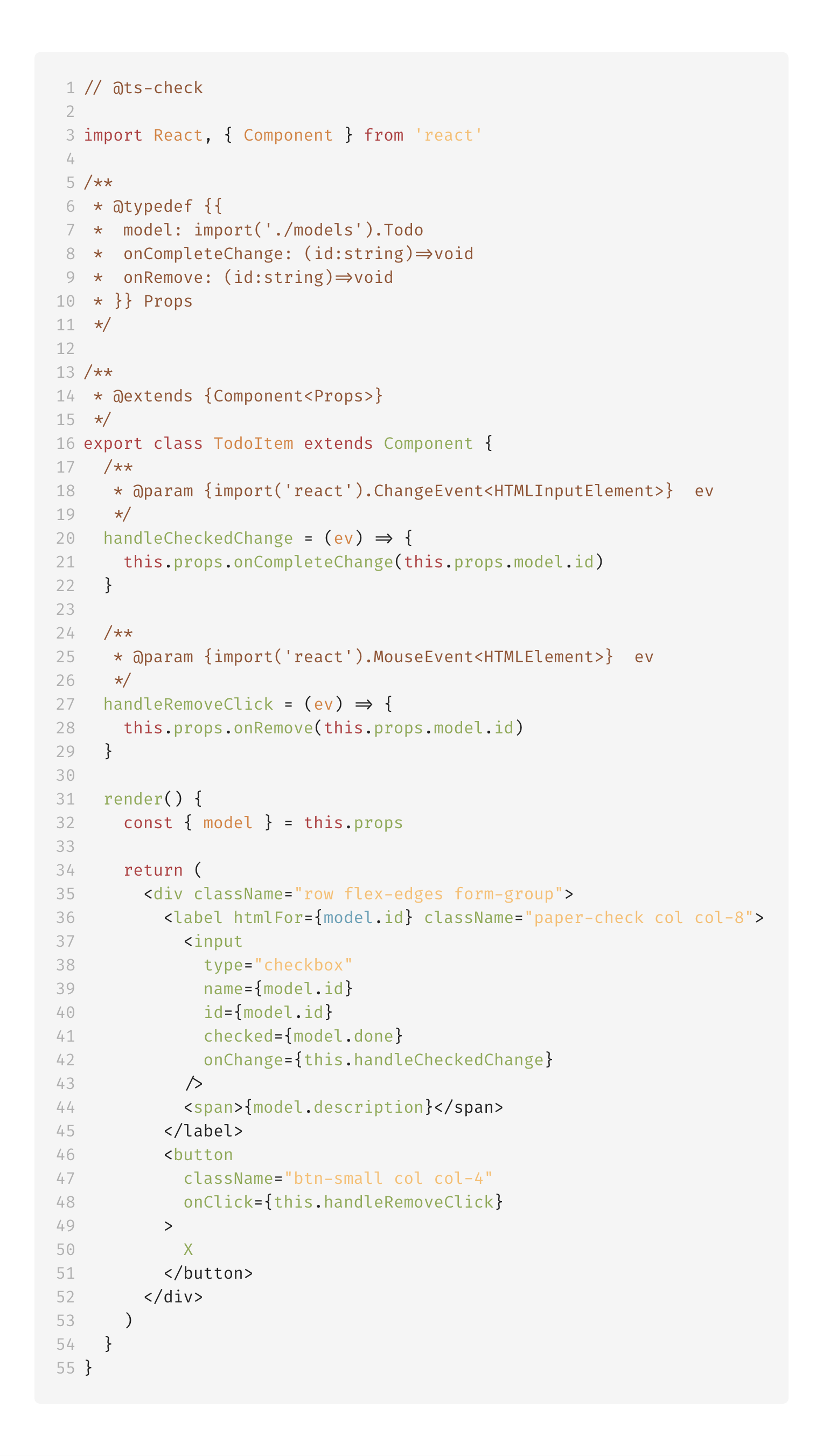 Build 100% type-safe React apps in vanilla JavaScript