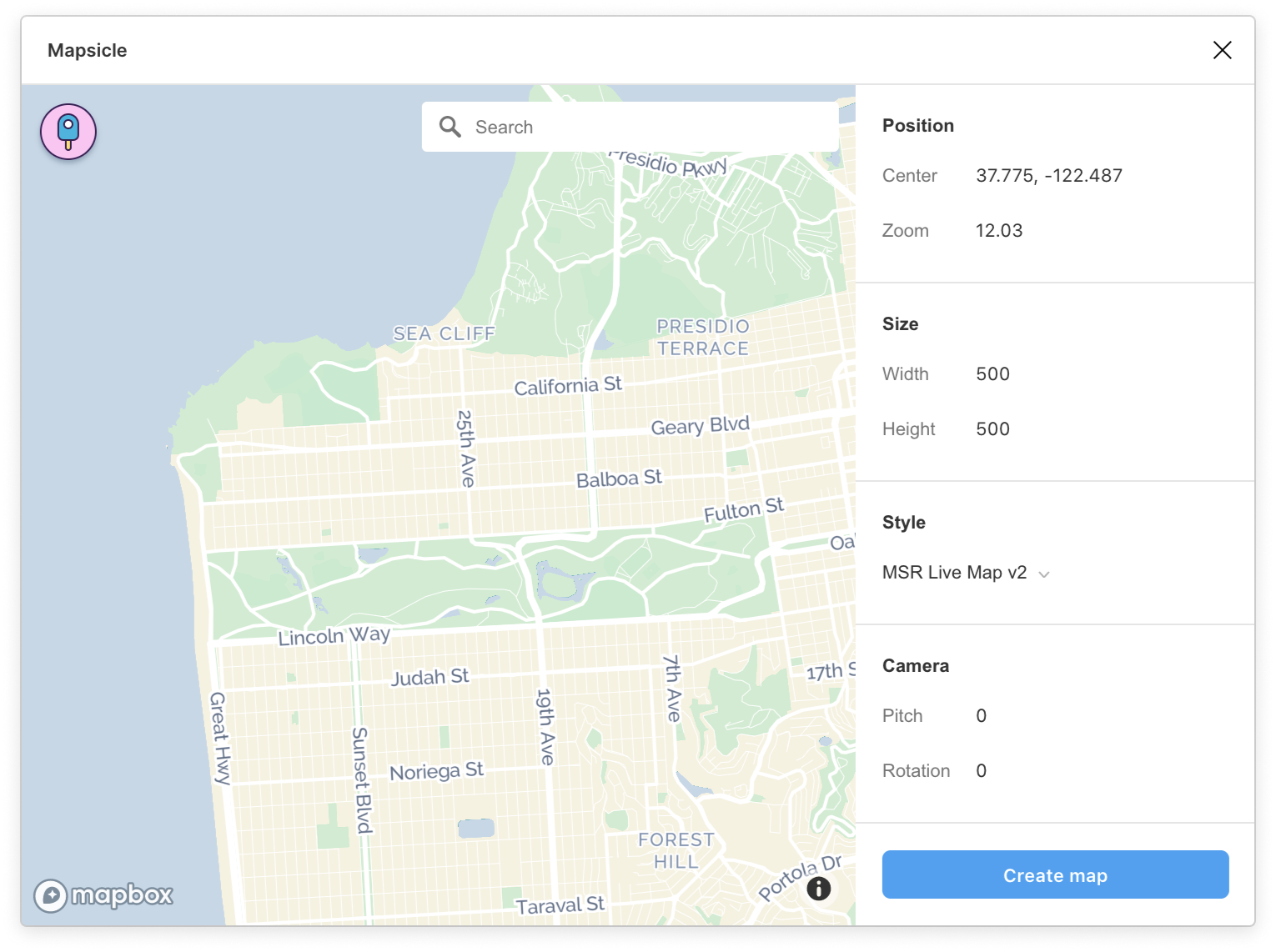 Mapsicle plugin for Figma. Add Mapbox maps to your designs with 0… | by Mapbox | maps for developers
