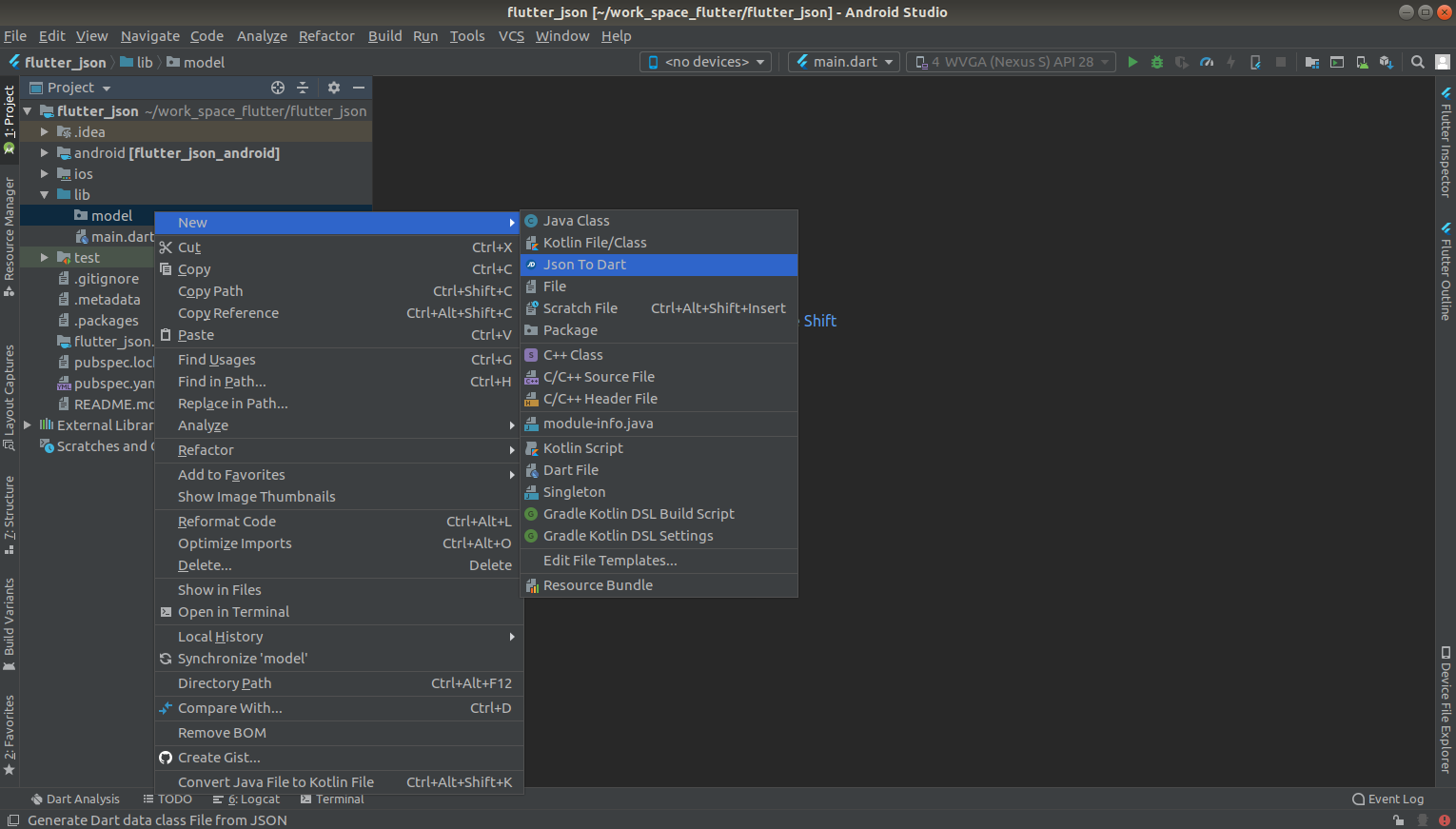 How to Automate JSON to Dart Class in Flutter App Development | by ...