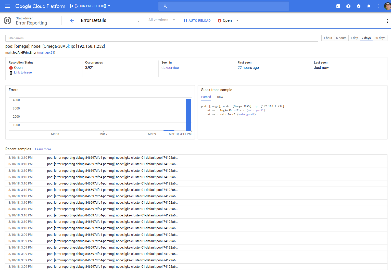 Stackdriver Error Reporting: part 2 | by Daz Wilkin | Google Cloud - Community | Medium