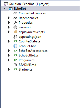 Developing Echo Bot using Microsoft Bot Framework V4 - BLOCKGENI