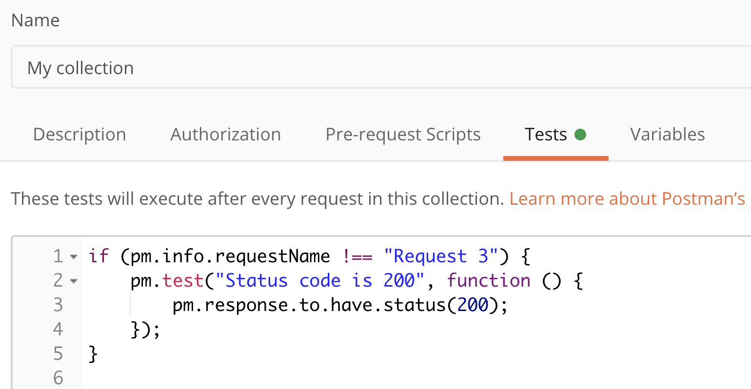 How to reuse tests and skip collection tests in Postman | by Valentin ...