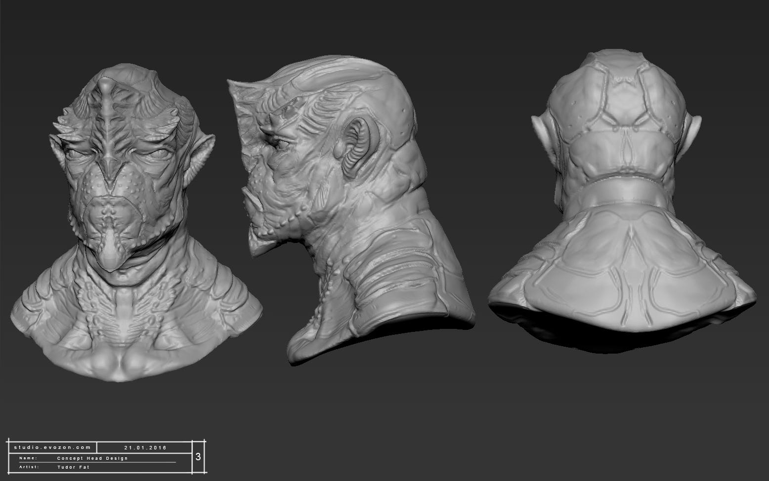 3D Villain concepts. These are the first steps in the… | by Evozon Game ...