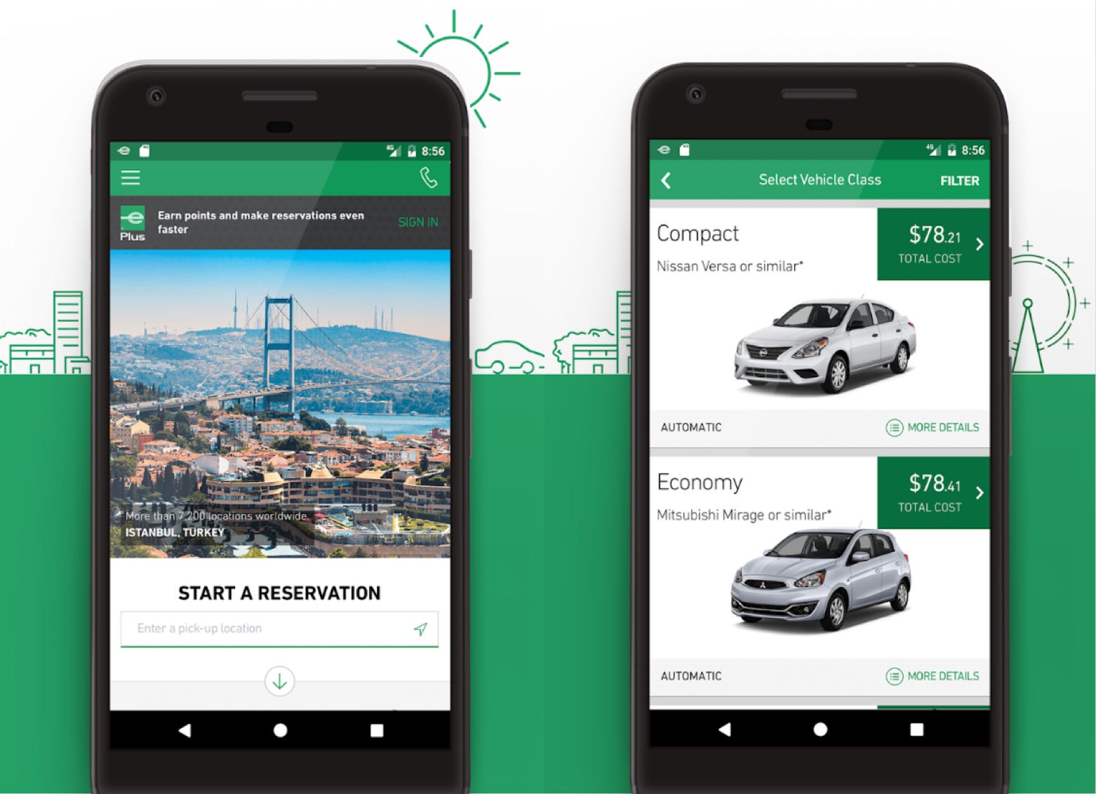 UX Study: Hertz mobile app — Rental Customization | by CALEB AMESBURY ...